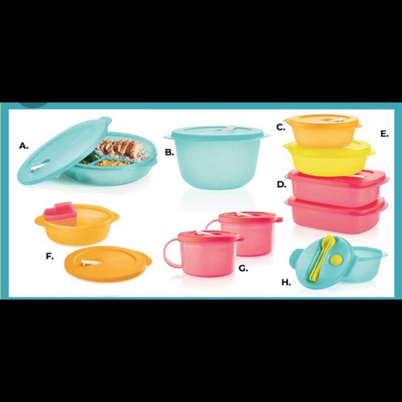 Tupperware | Kitchen | Crystalware Bundle By Tupperware | Poshmark
